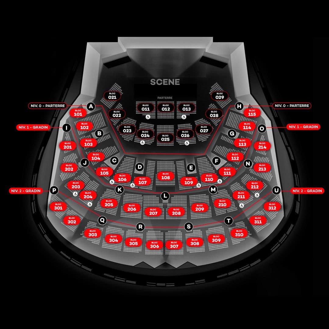 Plans de salle | Arkéa Arena